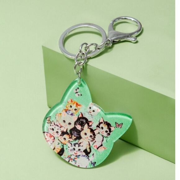 Other | Catheadshapedcharmkeychain | Poshmark